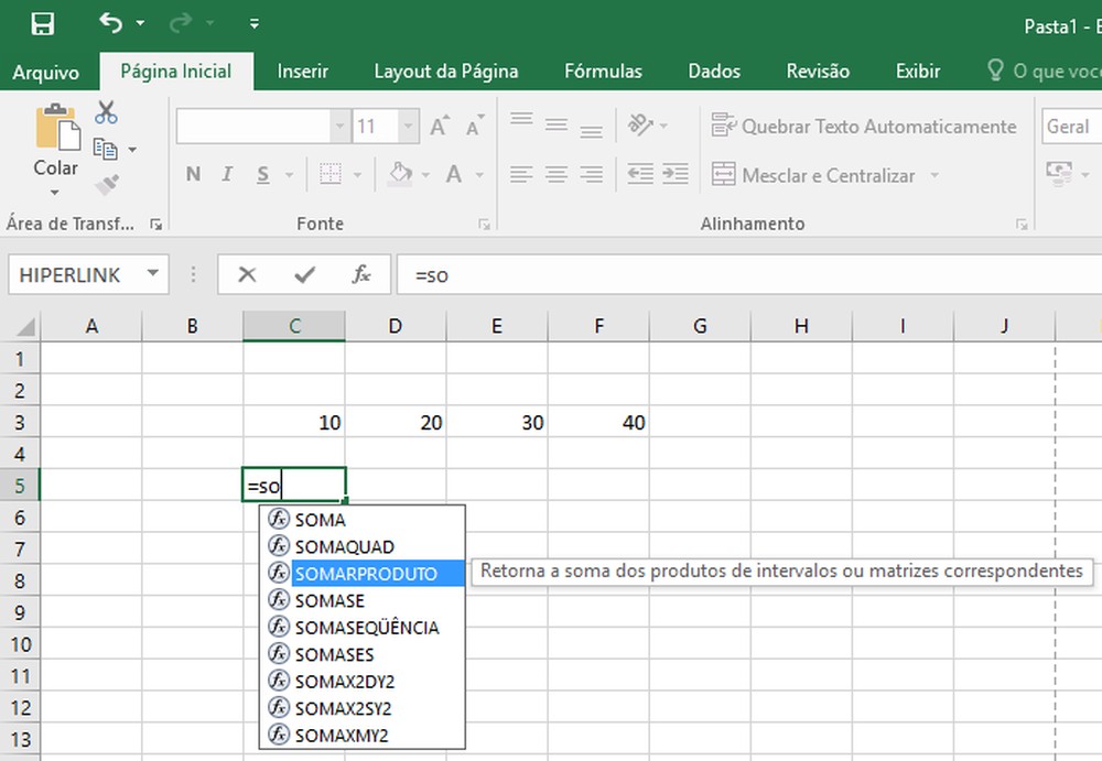 Como usar preenchimento automático de fórmulas do Excel