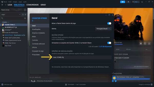 CFG no CS2: saiba como fazer e ter uma configuração igual ao FalleN
