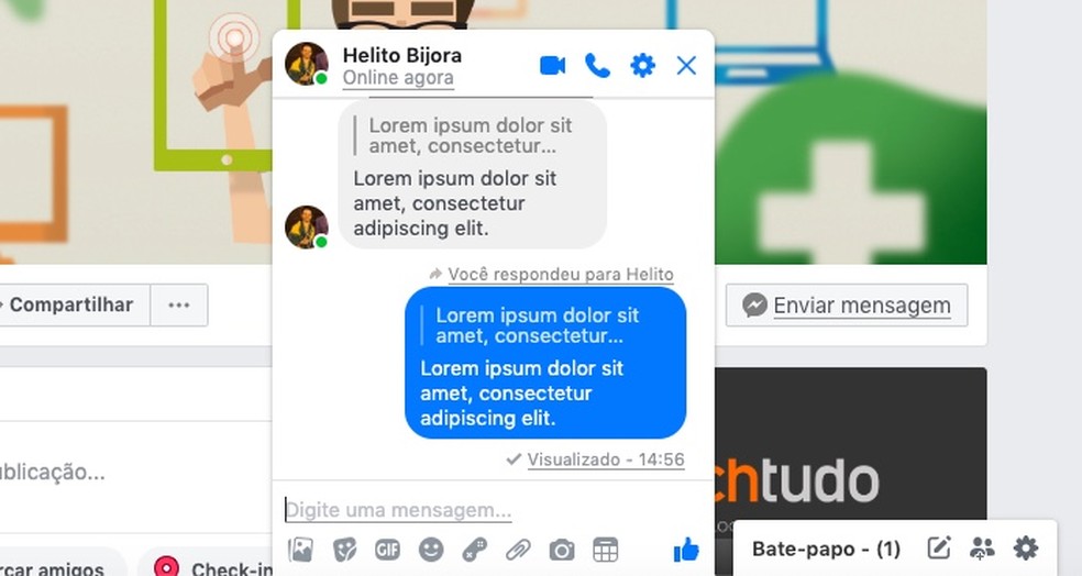 Facebook Messenger: como responder mensagem individualmente