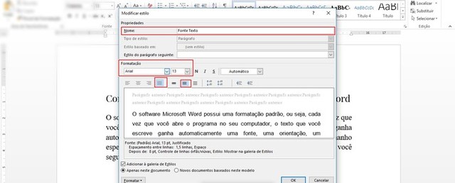 Como criar uma formatação padrão para o Microsoft Word