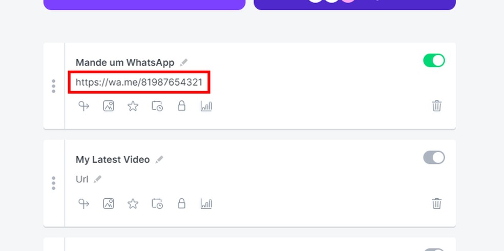 Como colocar o WhatsApp no Linktree