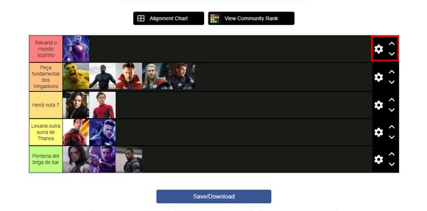 TierMaker: como usar o site para rankear coisas e criar Tierlist online