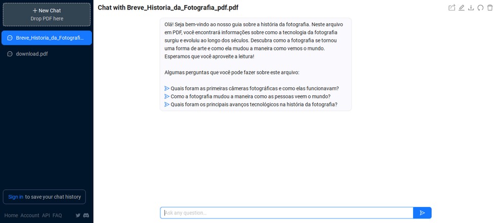 ChatPDF: como usar o chatbot que resume documentos PDF em segundos