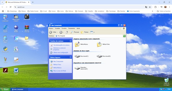 Como era o Windows XP? Esse site permite usar o sistema sem baixar nada