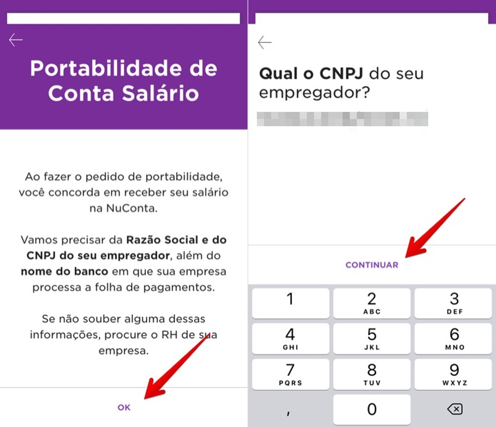 Nubank: como fazer portabilidade de salário para NuConta