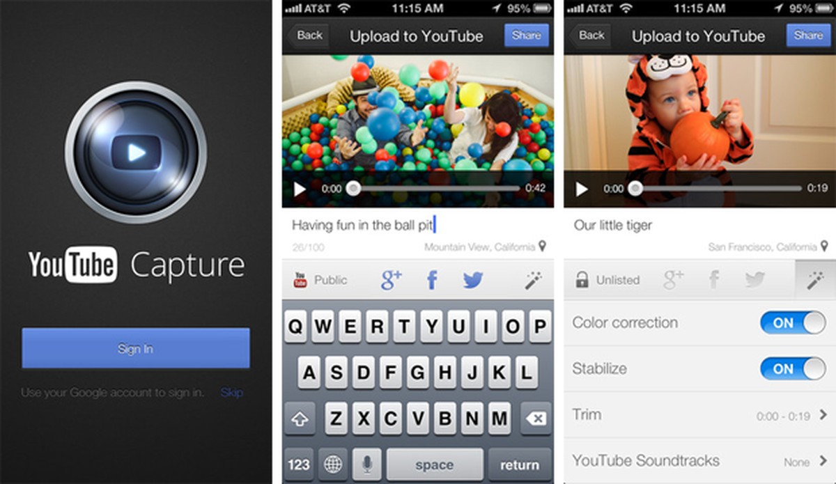 YouTube Capture no iOS ganha suporte a vídeos em FullHD 1080p