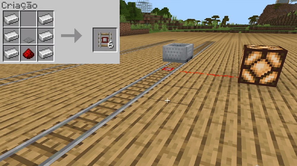 Trilhos no Minecraft: saiba como fazer Elétrico, Ativador e Detector