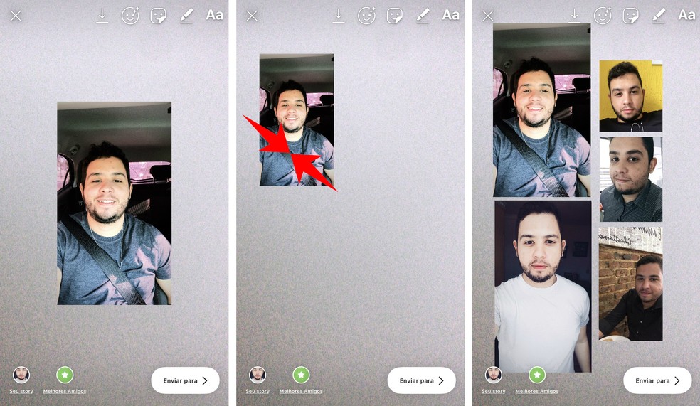 Como fazer colagens de fotos nos Stories do Instagram sem instalar nada