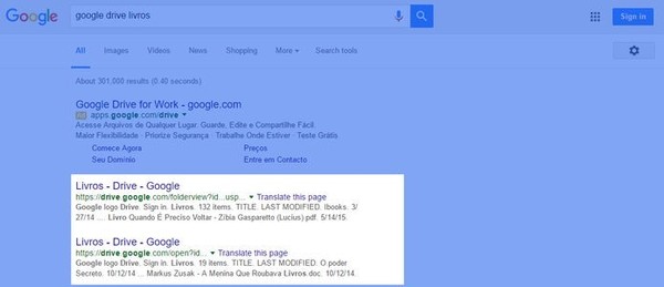 Google Drive Livros; encontre seus e-books e PDFs salvos na nuvem