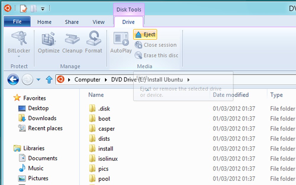 Como montar arquivos ISO no Windows 8