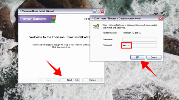 Como atualizar o firmware do roteador Thomson