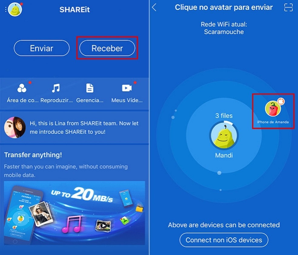 Como usar o SHAREit para compartilhar arquivos sem usar Internet 3G/4G