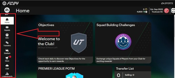 Como usar o Web App do EA Sports FC 24 para acessar o Ultimate Team