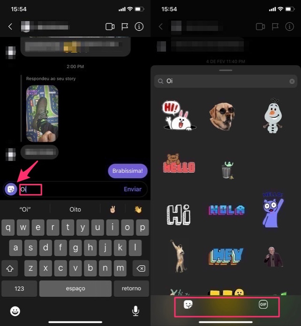 Instagram Direct: como usar GIFs e stickers em conversas diretas