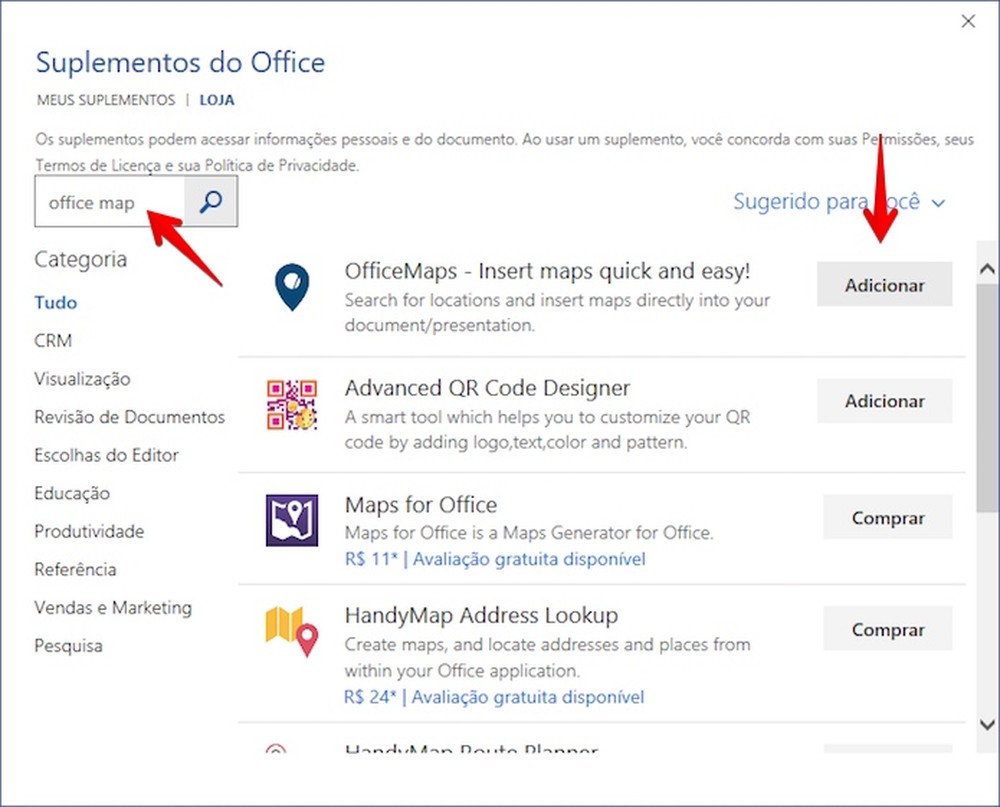 Como incluir telas do Google Maps em documentos do Word