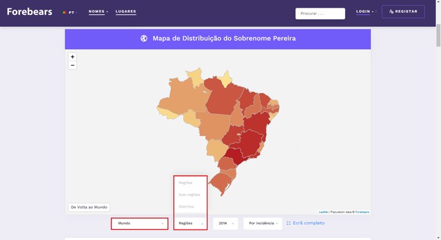 Forebears: como usar site para saber quantas pessoas têm seu sobrenome