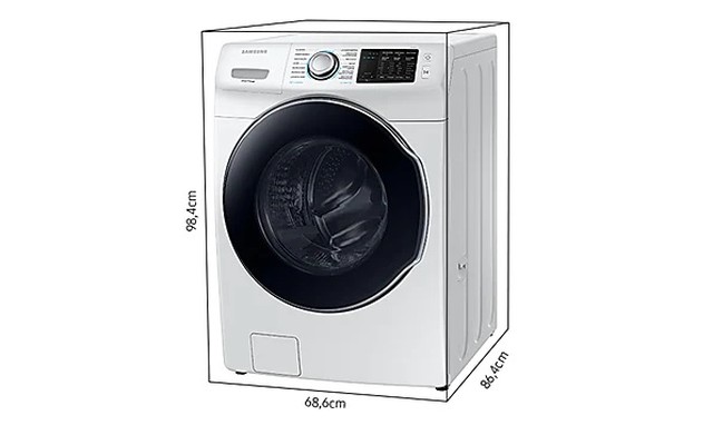 Samsung WD7500 vs LG CV9013EC4A: compare as máquinas de lavar smart