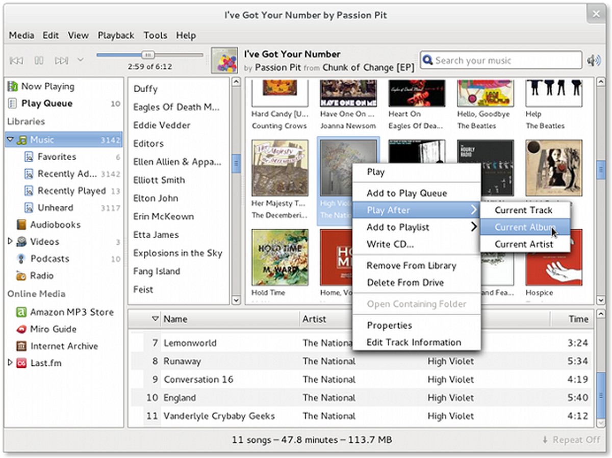 As novidades do Banshee 2.0, o “iTunes” para Linux