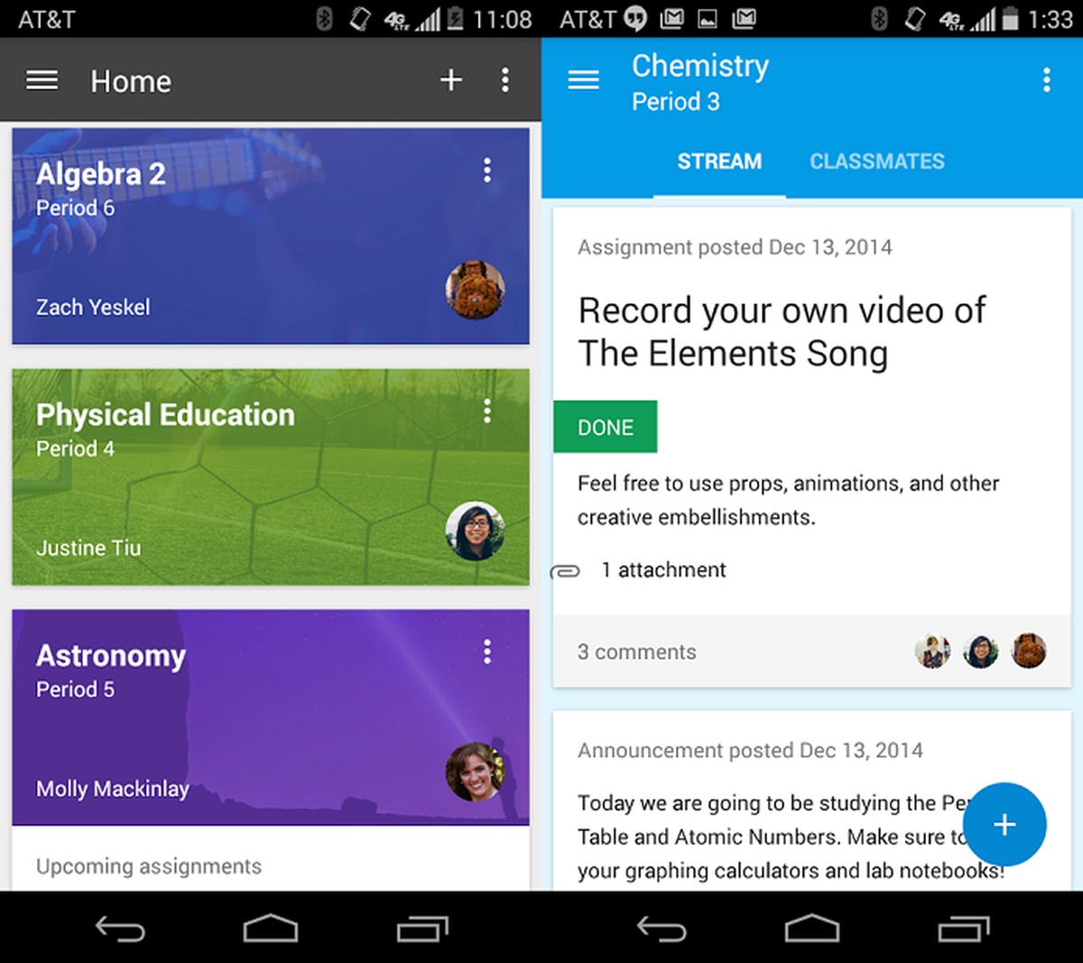 App Sala de Aula do Google chega para smarts e traz 'caderno na nuvem'