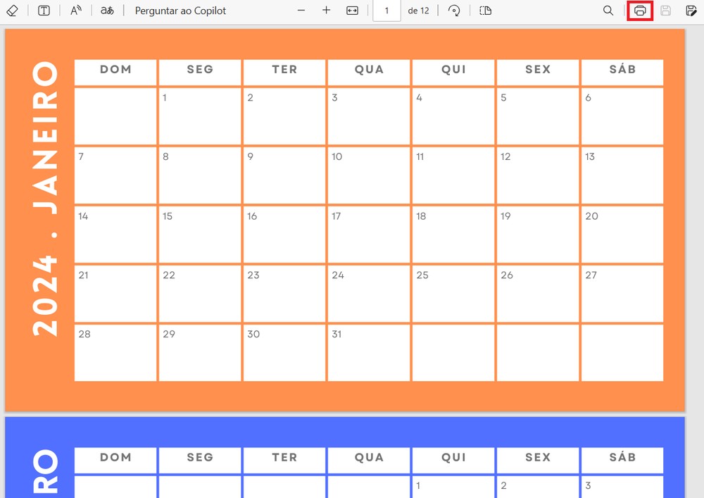 Calendário em PDF para imprimir: aprenda como criar e a baixar