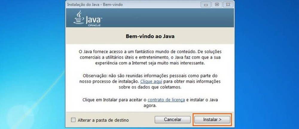 Como baixar o Java para Windows 7