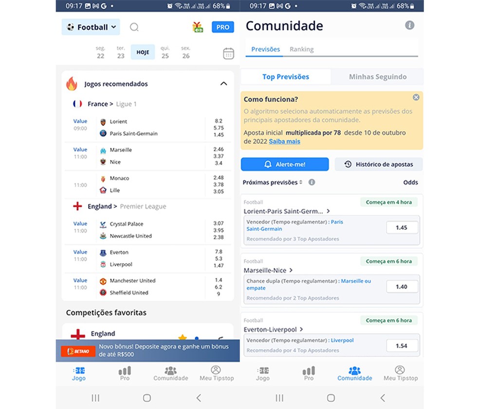 Aposta de futebol: 4 aplicativos para fazer palpites melhores
