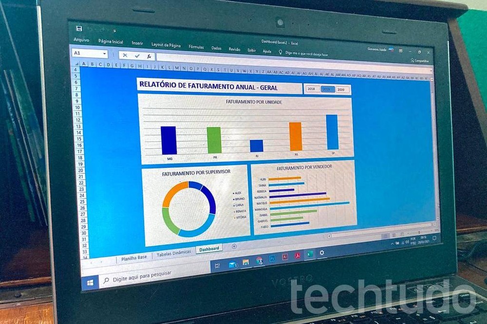 Como criar dashboard no Excel