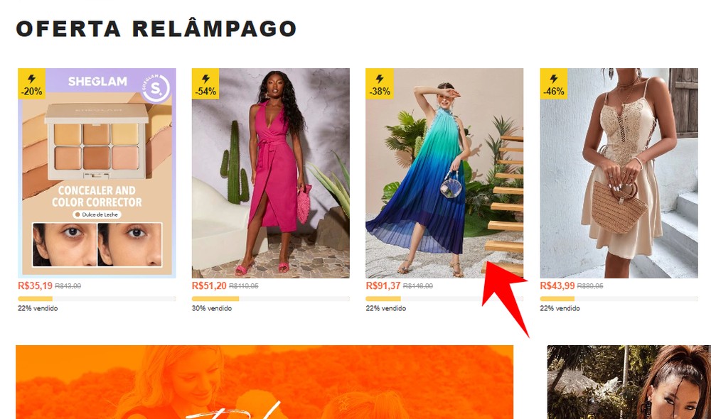 Como pesquisar por ID na Shein