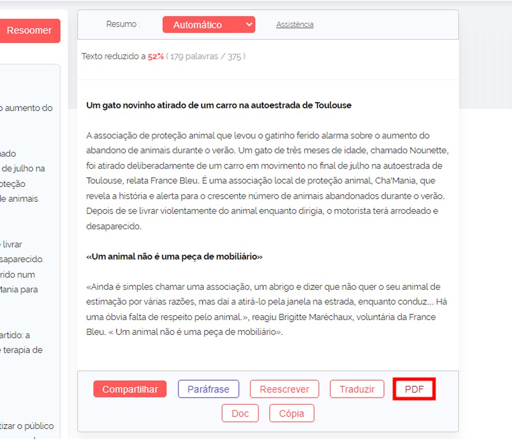 Resoomer: veja como usar site para resumir textos