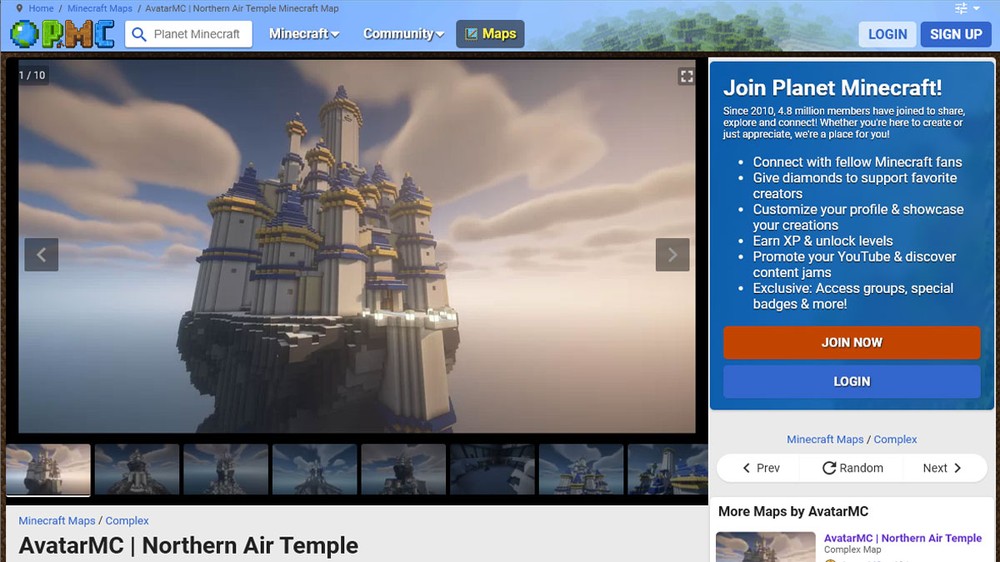 Conheça Planet Minecraft, site com skins, texturas e servidores do game