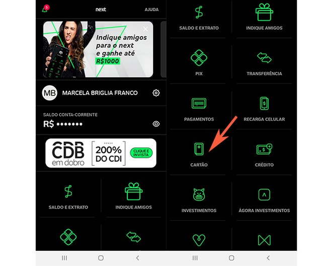 Como gerar boleto no Next e pagar a fatura do cartão de crédito