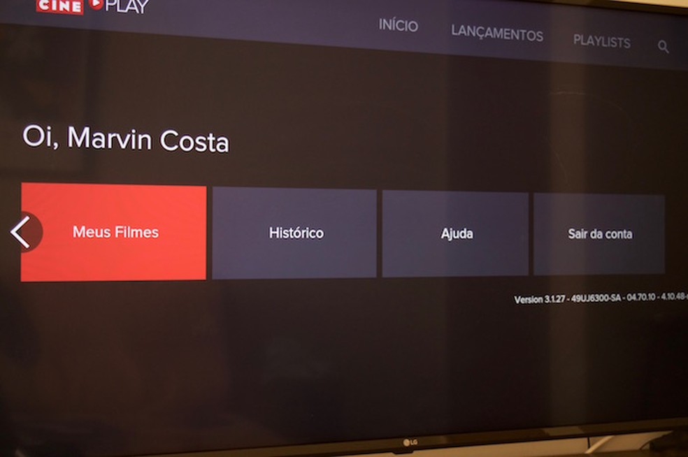 Como assistir ao Telecine Play na smart TV da LG