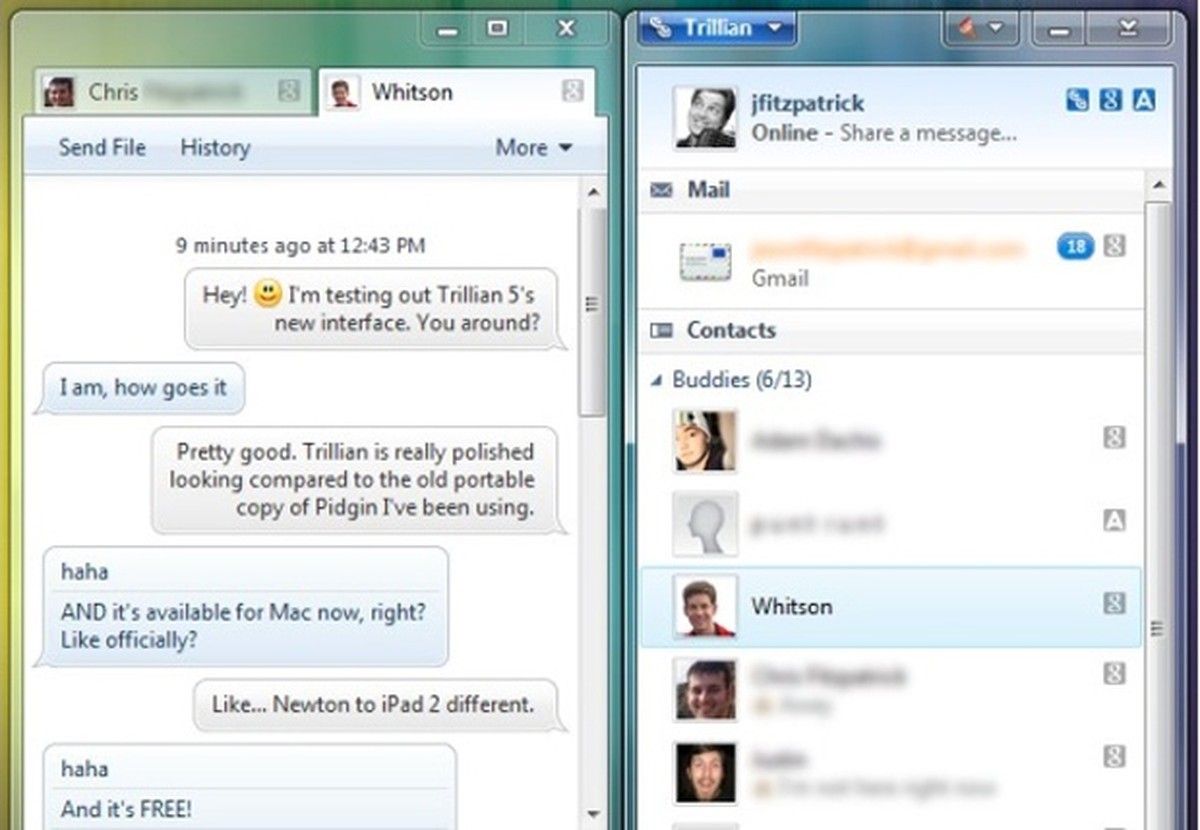 Versão final do Trillian 5 disponível para download. Veja as novidades
