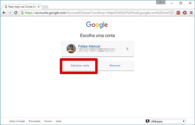 Como fazer login e entrar com outra conta no Gmail pelo PC