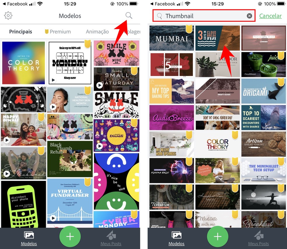 Adobe Spark: como fazer thumbnail pelo celular para o YouTube