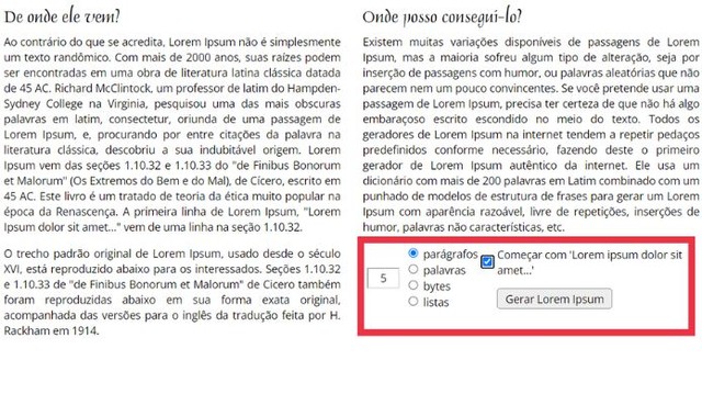 Lorem Ipsum: entenda o que é, quando surgiu e como gerar online