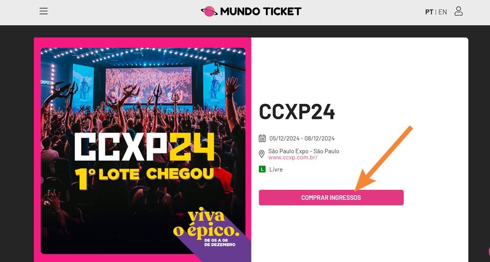 CCXP 2024: veja preços e como comprar ingressos para a Comic Con