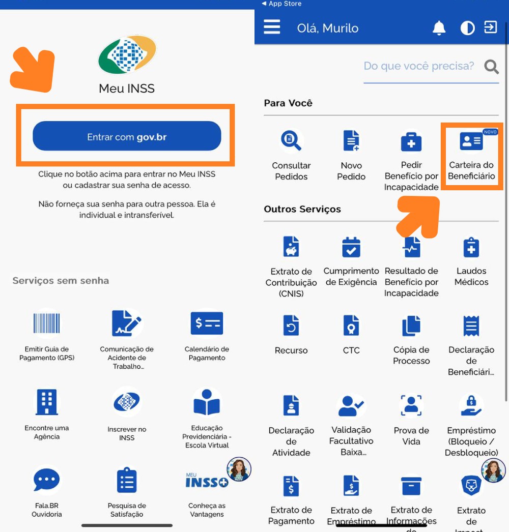 Meu INSS: o que é e como emitir a carteira virtual pelo aplicativo