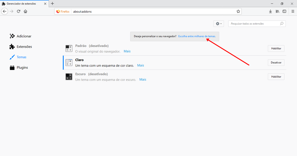 Como mudar o tema do Firefox Quantum