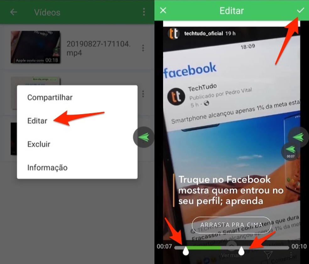 Como repostar vídeos nos Stories do Instagram