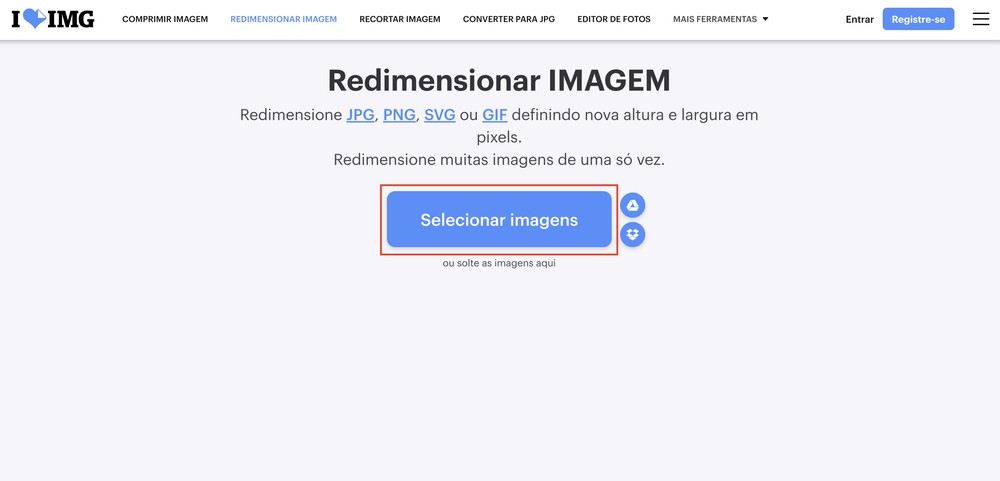 Como redimensionar imagem online, no PC Windows ou macOS e celular