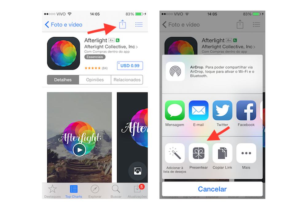 Como enviar aplicativos de presente pelo iPhone?