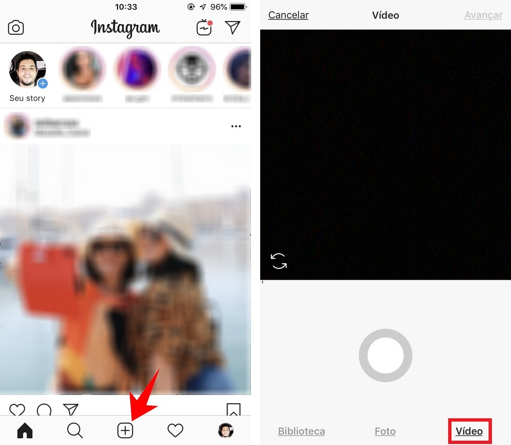 Como postar vídeo com vários clipes no Instagram