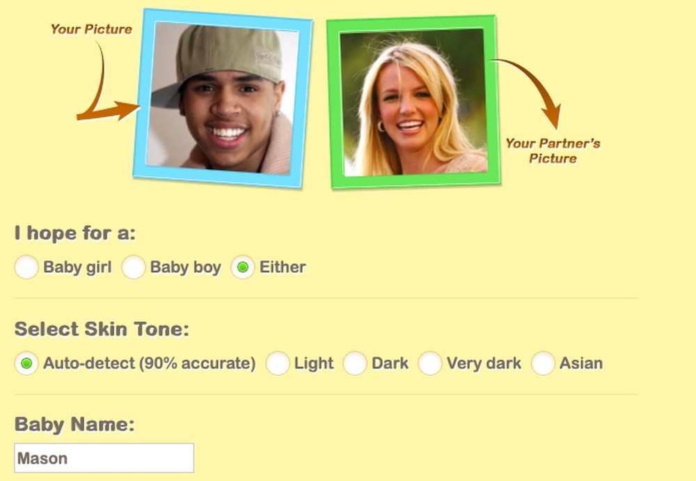 Como será meu filho? Descubra com o Make me Babies
