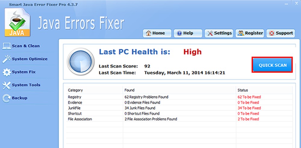Como corrigir erro de Java no computador