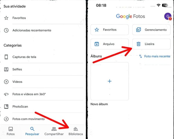 Como selecionar todas as fotos do Google Fotos no celular e no PC