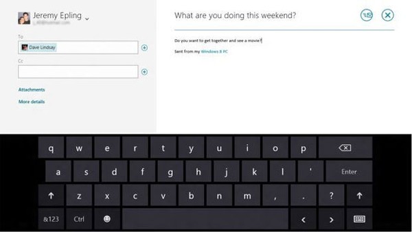 Microsoft mostra mais detalhes do programa Mail do Windows 8