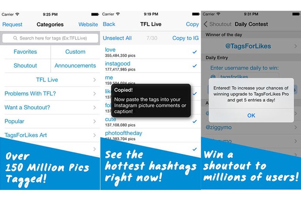Sete apps para encontrar as melhores hashtags para usar no Instagram