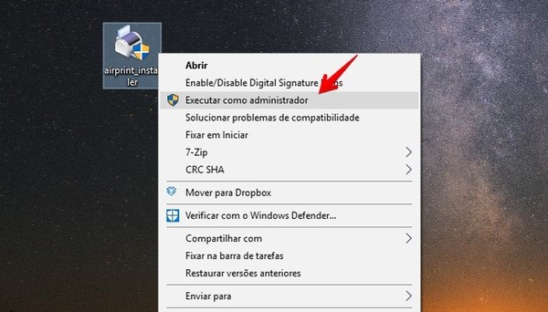 Como usar o AirPrint no Windows