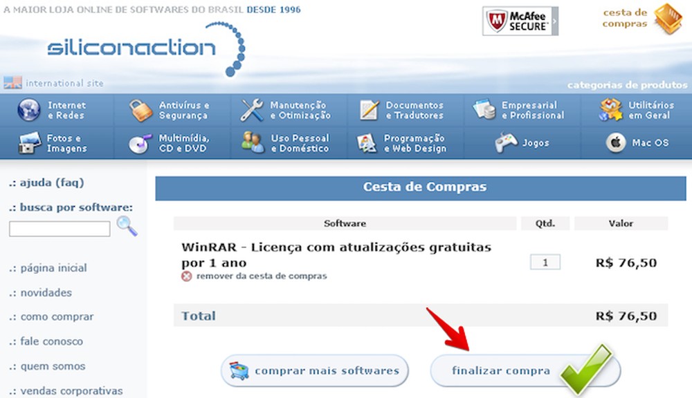 Como registrar o WinRAR